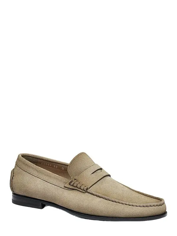 Santoni Slip-on Loafers - Tan