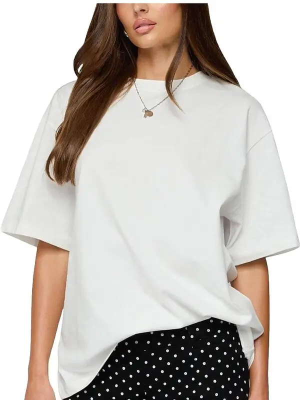 EDIKTED Oversized T-shirt - White