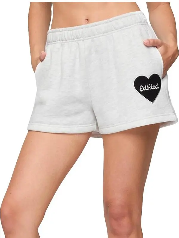 EDIKTED Sweat Shorts - Gray Melange