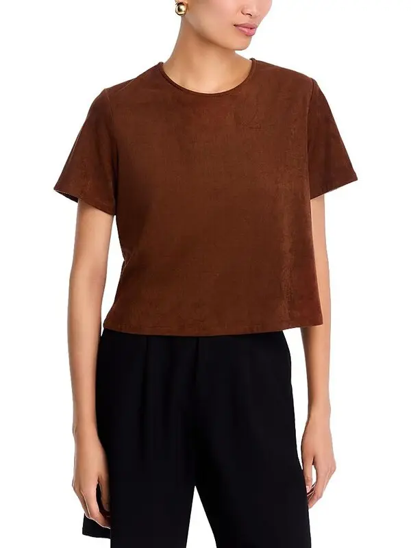 Steve Madden Ezra Crewneck Top - Chicory Coffee
