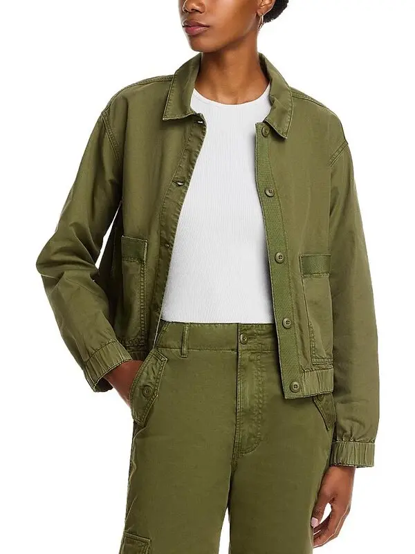 Veronica Beard Joyner Shacket - Army