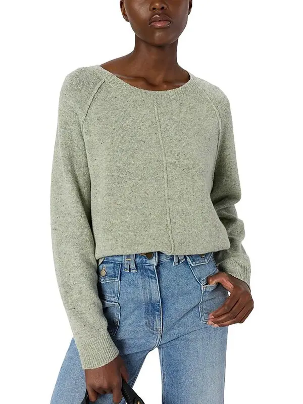 Gerard Darel Elisa Exposed Seam Sweater - Green
