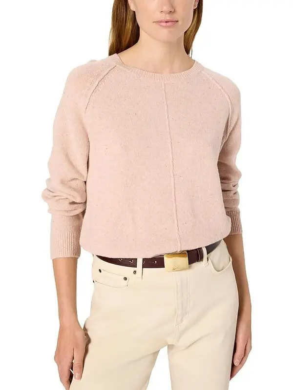 Gerard Darel Elisa Exposed Seam Sweater - Nude