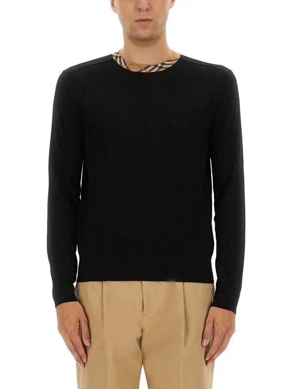 Burberry Wool Jersey - Black