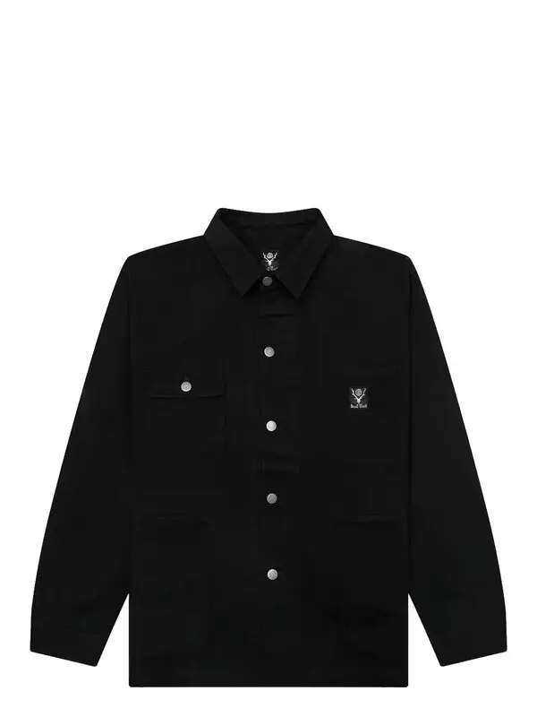 SOUTH2 WEST8 Button-fastening Shirt Jacket - Black