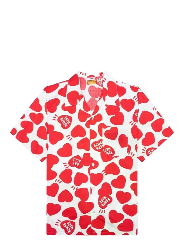HUMAN MADE Heart-print Shirt - White