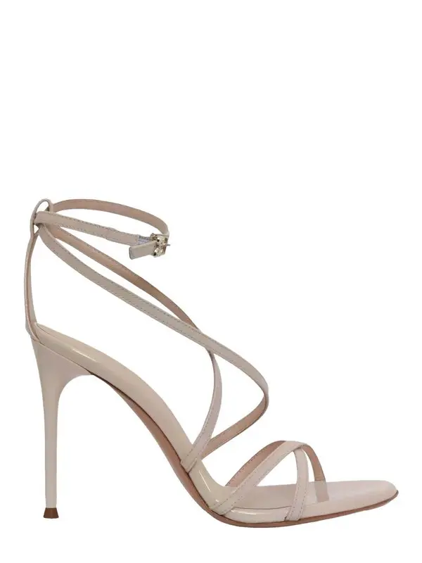 SERGIO LEVANTESI Rebel Stiletto Cross-strap Sandals - Neutrals