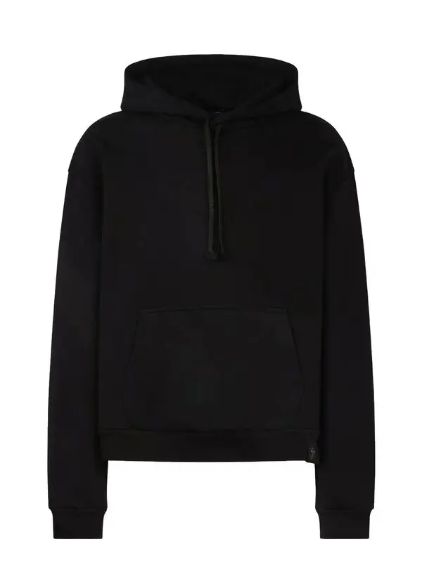 GIUSEPPE ZANOTTI Logo-print Hoodie - Black