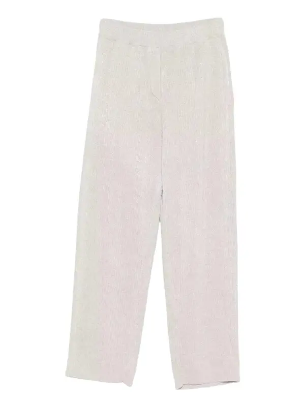 Brunello Cucinelli Ribbed Trousers - Grey