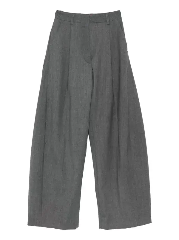 THELATEST - Pleated Wide-Leg Trousers