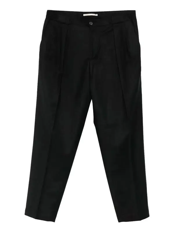 BRIGLIA 1949 Pleated-pocket Trousers - Black
