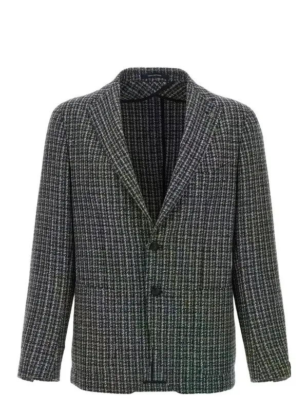 Tagliatore Tweed Blazer - Brown