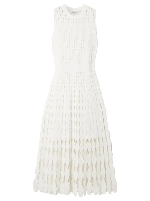 Simkhai Zyla Cutout Jersey Midi Dress - Neutrals