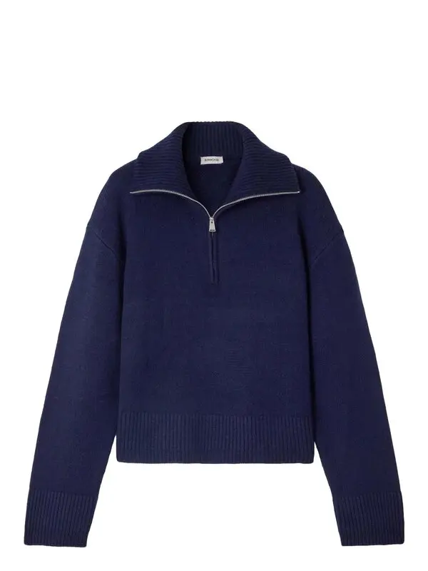 Simkhai Andes Ribbed Cashmere Sweater - Blue