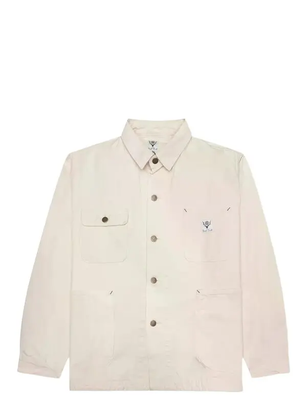 SOUTH2 WEST8 Patch-pocket Shirt Jacket - Neutrals