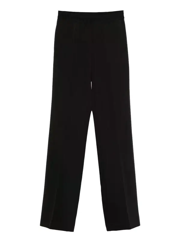 ERMANNO FIRENZE Elasticated-waist Trousers - Black