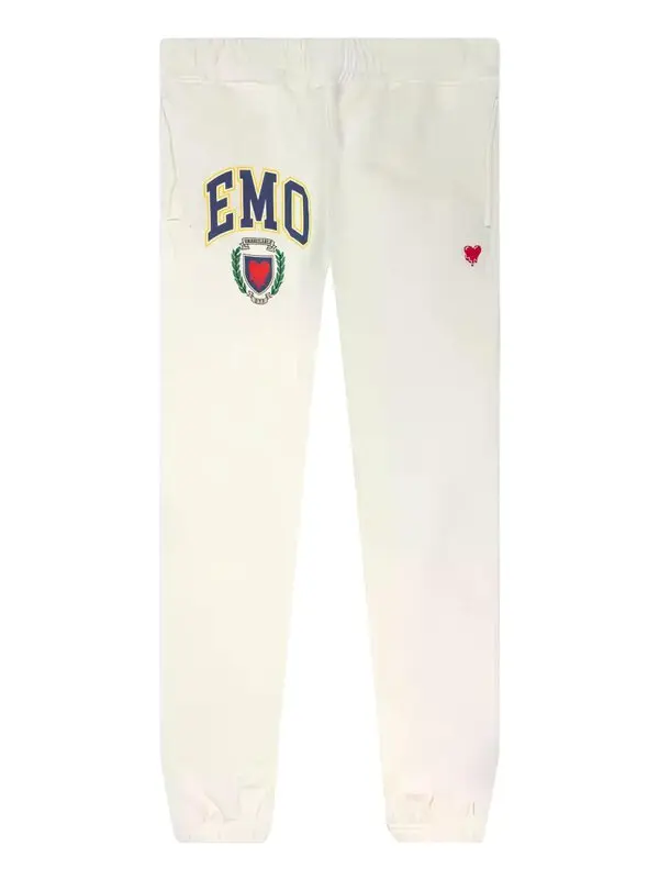 EMOTIONALLY UNAVAILABLE Graphic-print Track Pants - White