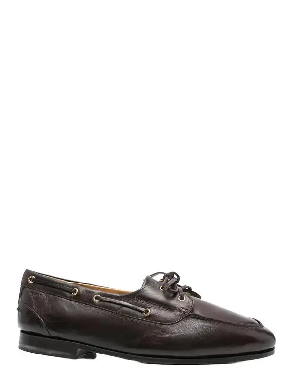 Bally Leather Sneakers - Brown