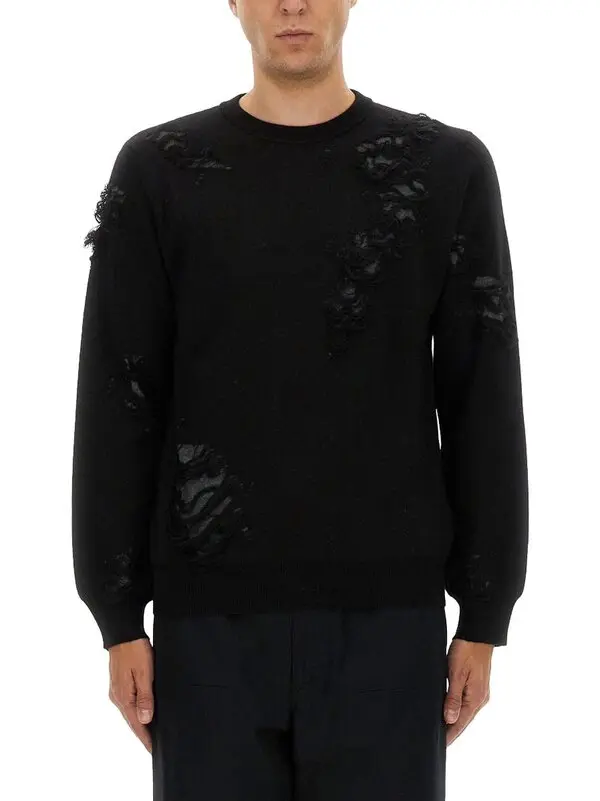 MAISON MARGIELA Wool Sweater - Black