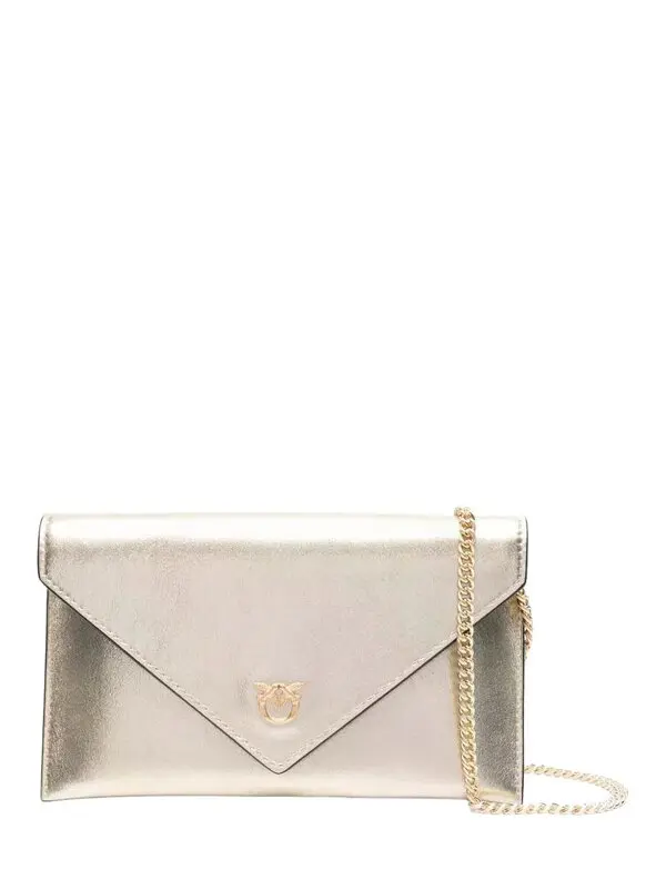 Pinko Flap Chain Mini Bag - Gold