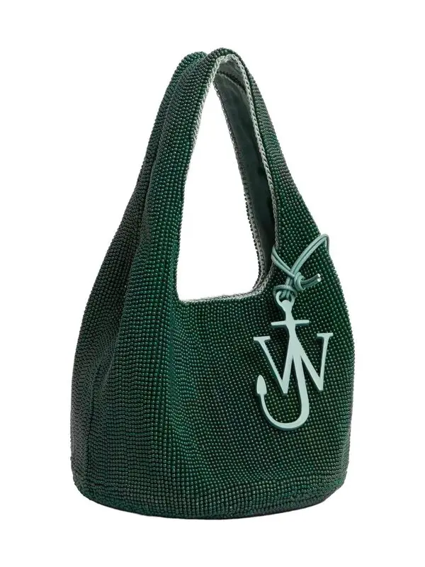 JW Anderson Beaded Anchor Shoulder Bag - Green