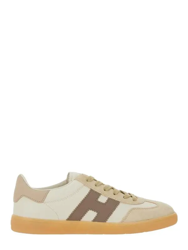 Hogan Low Top Sneakers - Beige