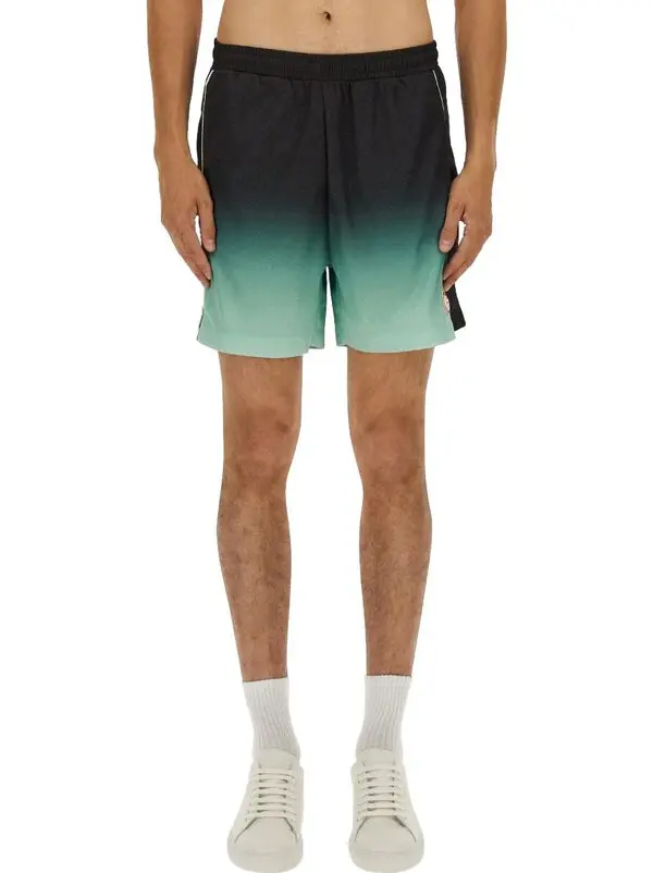 Casablanca Jacquard Football Shorts - Green
