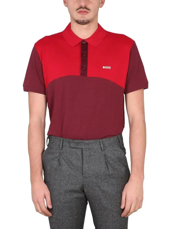BOSS Polo With Logo - Red