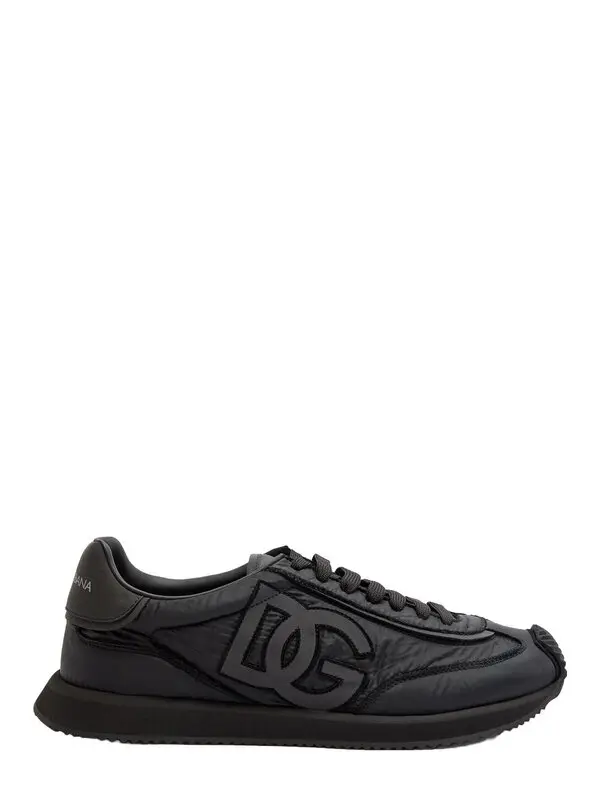 Dolce & Gabbana Runner Panelled Sneakers - Black