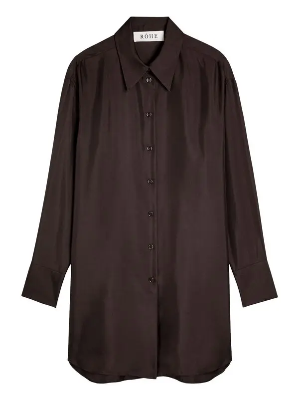 RÓHE Silk Shirt - Brown Other