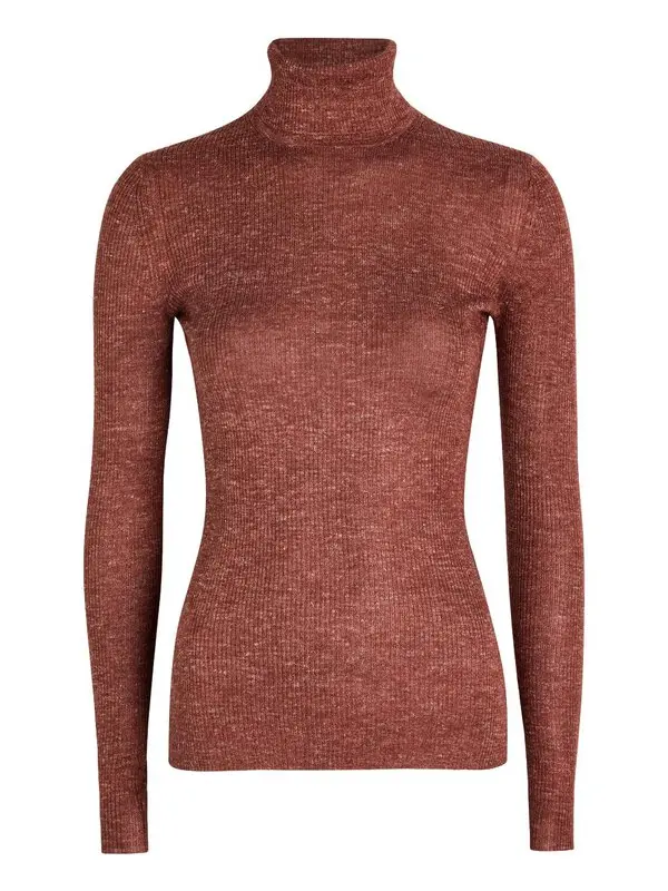 Gabriela Hearst Andona Mélange Knit Top - Brown Other