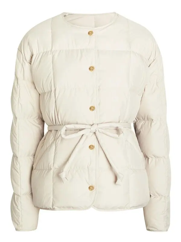 Moncler Carmagne Padded Shell Jacket - Natural