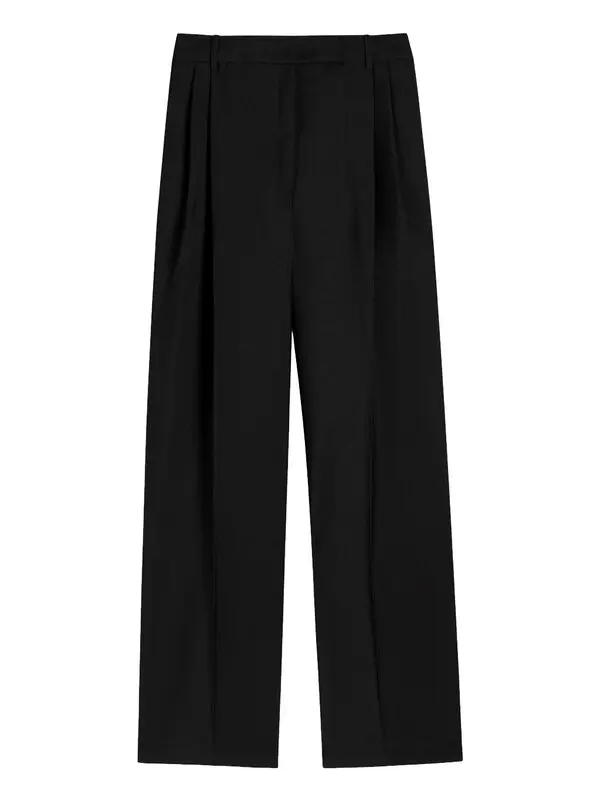 RÓHE Tailored Wool-blend Trousers - Black