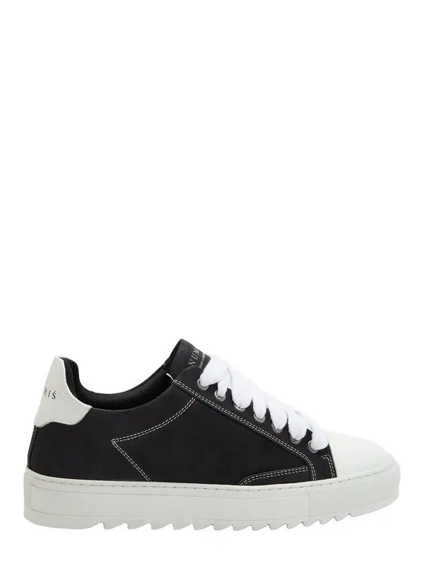 NUMERIS Atelier Acrylic Nubuck Sneakers - Black