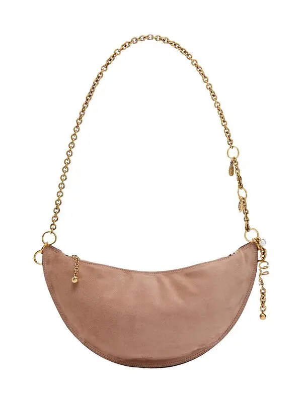Chloé Icons Suede Shoulder Bag - Rose