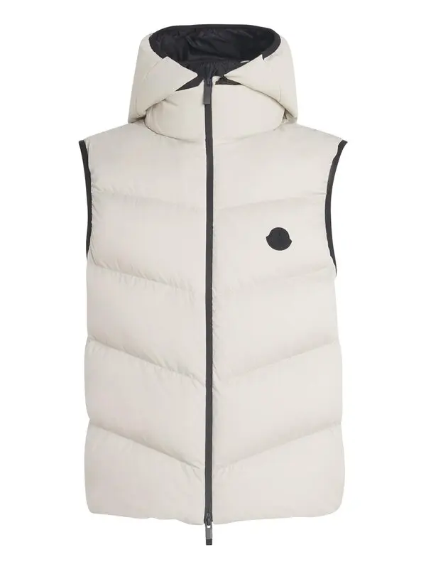 Moncler Quilted Guesac Gilet - Beige