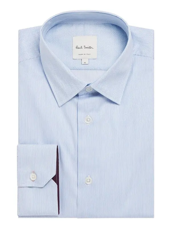 Paul Smith Stripe Tailored-fit Shirt - Blue