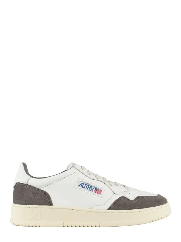 AUTRY Wildpace Leather Sneakers - White, Gray