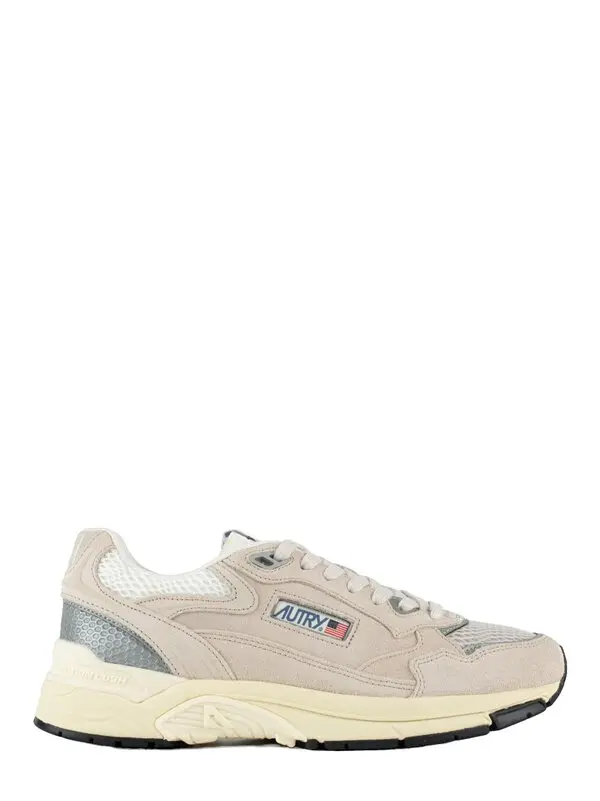 AUTRY Hyperway Mesh And Suede Sneakers - Beige