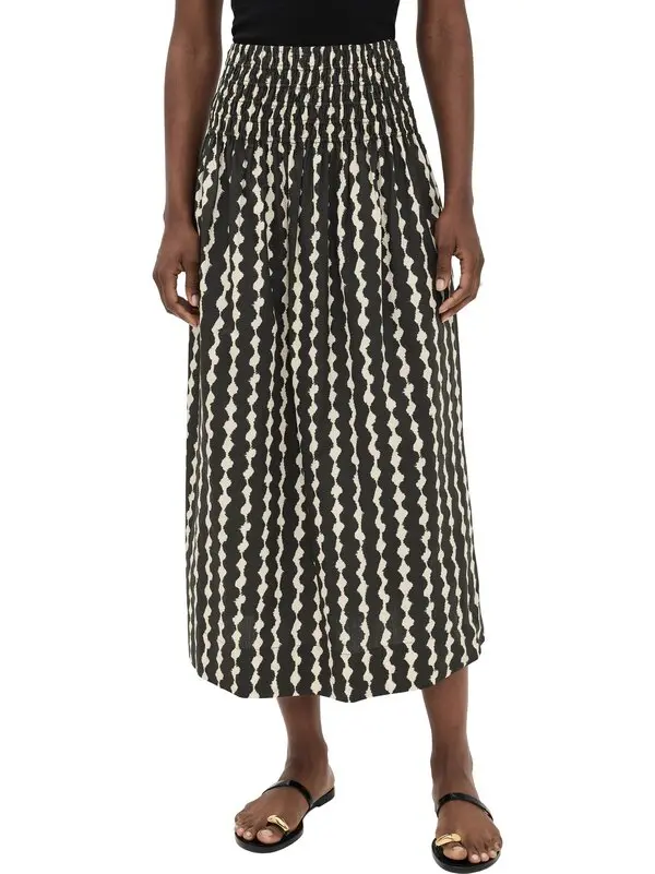 Rails Alessa Striped Skirt - Painted Noir