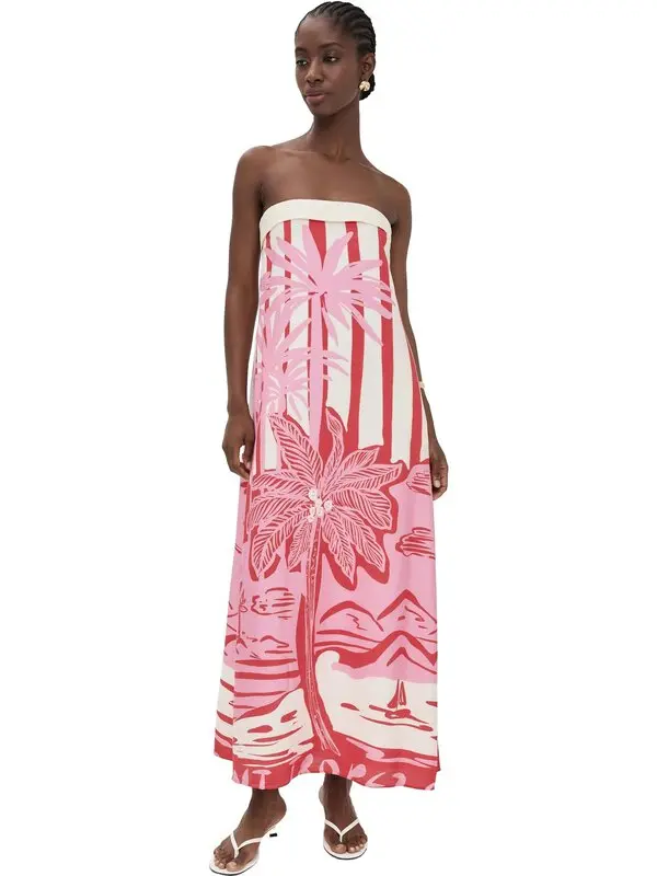 SEVEN WONDERS Saphira Maxi Dress - Tropez Pink