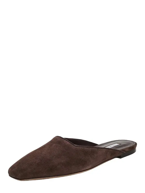 EMME PARSONS Flat Mules - Espresso