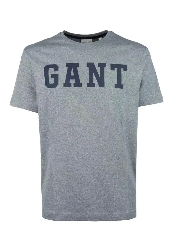Gant Logo-print T-shirt - Grey