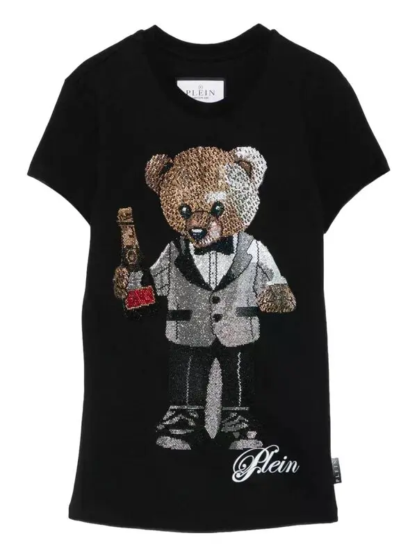 Philipp Plein Bear-motif T-shirt - Black