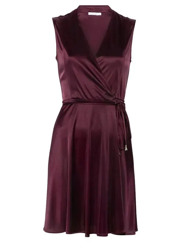 Patrizia Pepe V-neck Mini Dress - Red