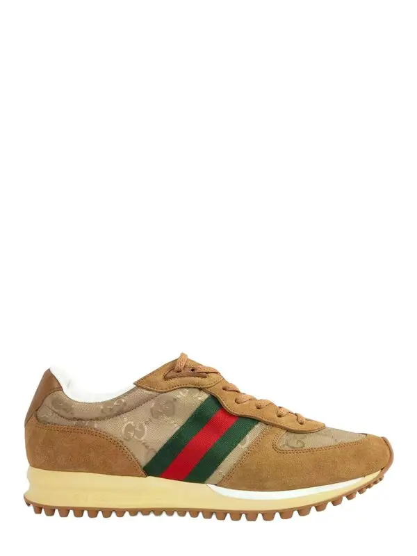 Gucci Lace-up Sneakers - Brown