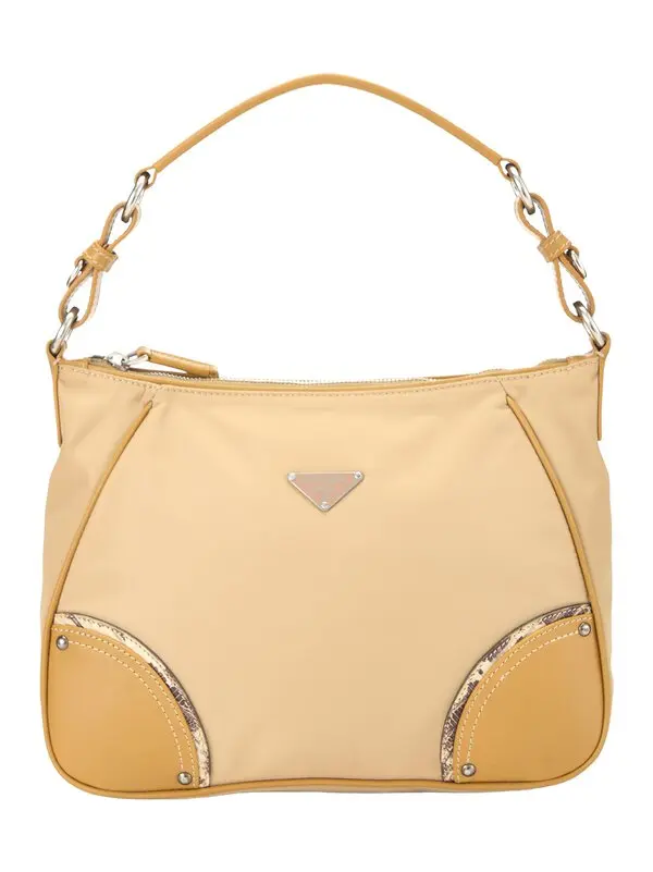 Prada Tessuto Hobo Bag - Beige