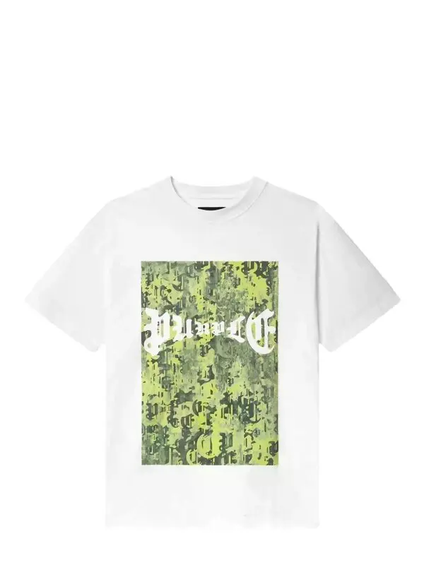 PURPLE BRAND Camo-print Crew-neck T-shirt - Green