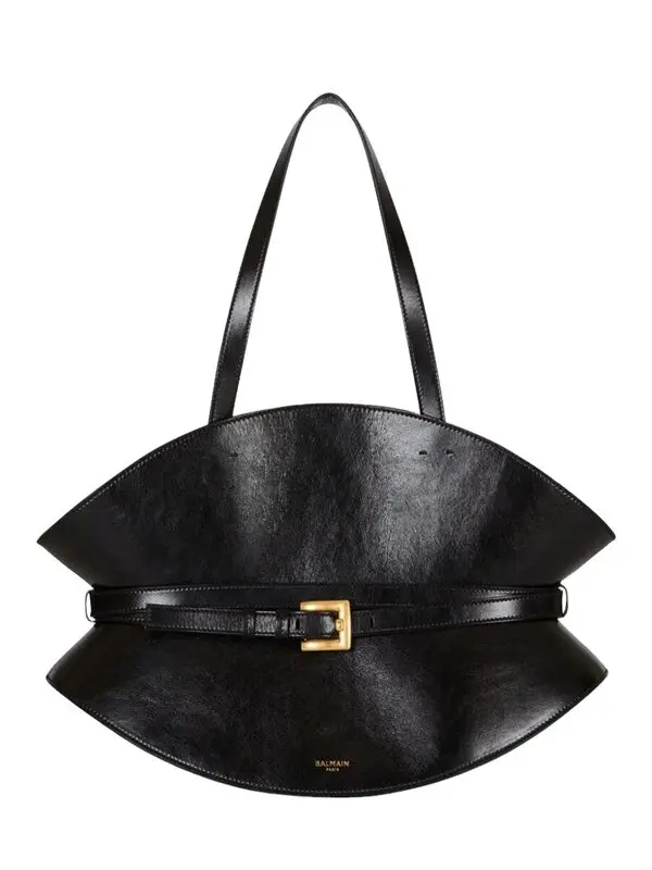 Balmain Shoulder Bag - Black