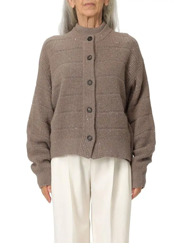 Brunello Cucinelli Ribbed Sweater - Brown